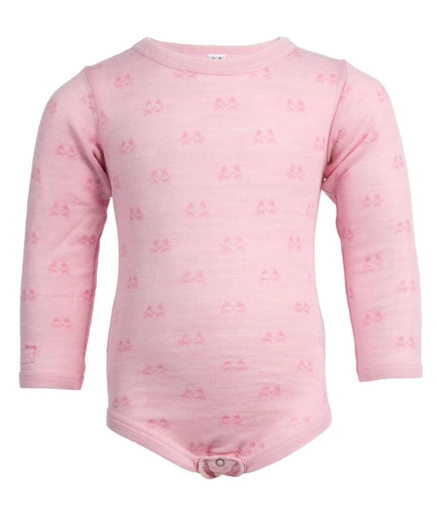 Safa Ullarsamfella kisu munstur ljós bleik – Ullarkistan